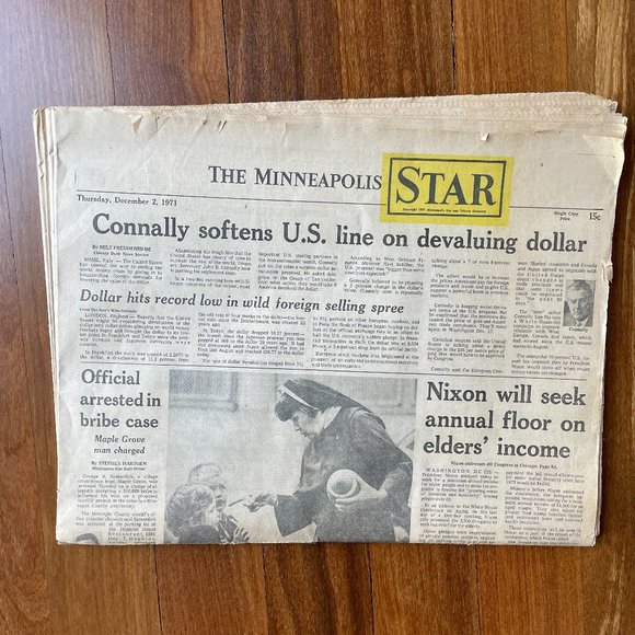 Other | Vintage December 2 1971 Full Minneapolis Star Newspaper | Poshmark